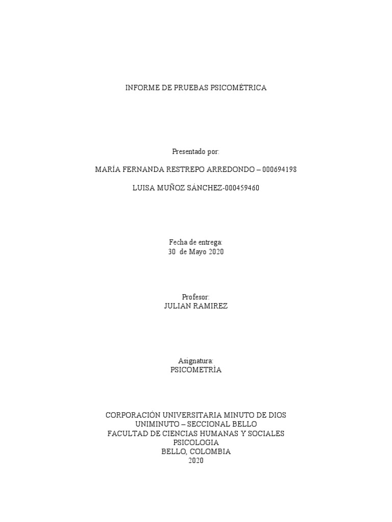 Prueba Idare | PDF | Ansiedad | Psiquiatría