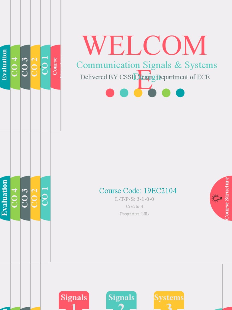 Welcom E: Communication Signals & Systems Design | PDF | Laplace ...