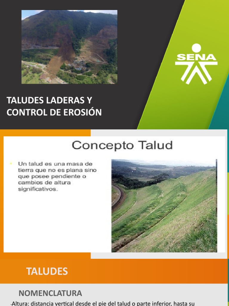 Taludes y Laderas Ce | PDF | Erosión | Agua
