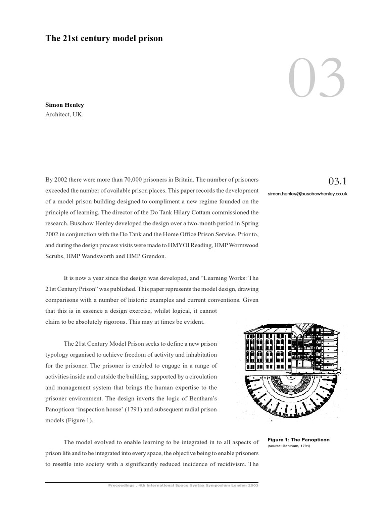 The 21st Century Model Prison: Simon Henley | Download Free PDF ...