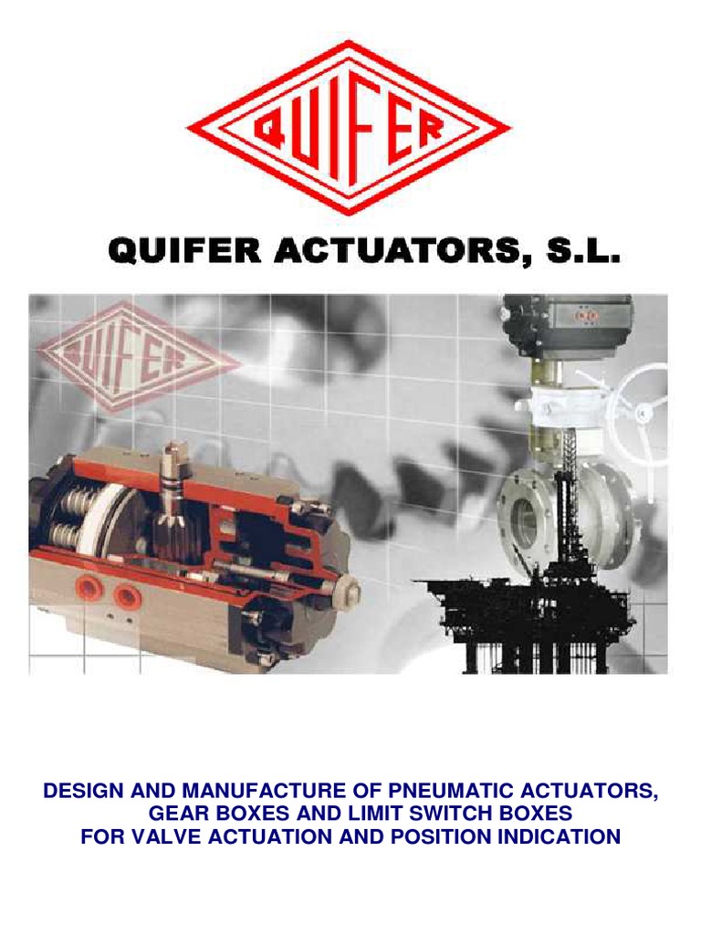 Quifer Comercial Product Catalogue | PDF | Actuator | Valve