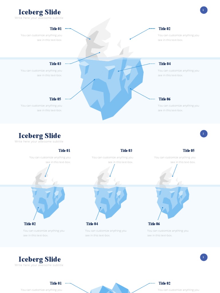 Iceberg PowerPoint Slides | PDF