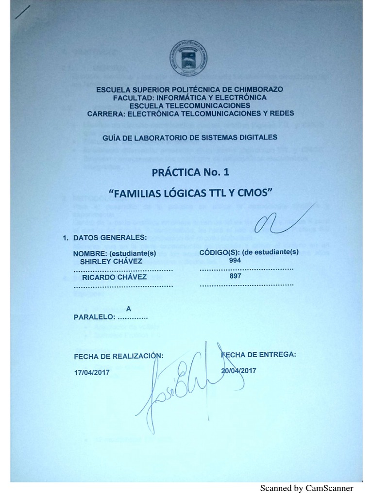 Informes y Hojas de Firmas | PDF