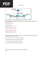 CCNA 2 Practice Final Exam | PDF | Routing | Router (Computing)