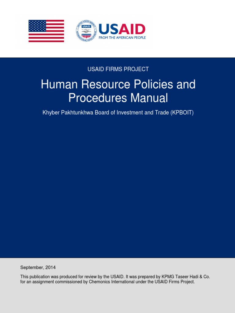 HR Policies & Procedures Manual PDF | PDF | Human Resource Management ...