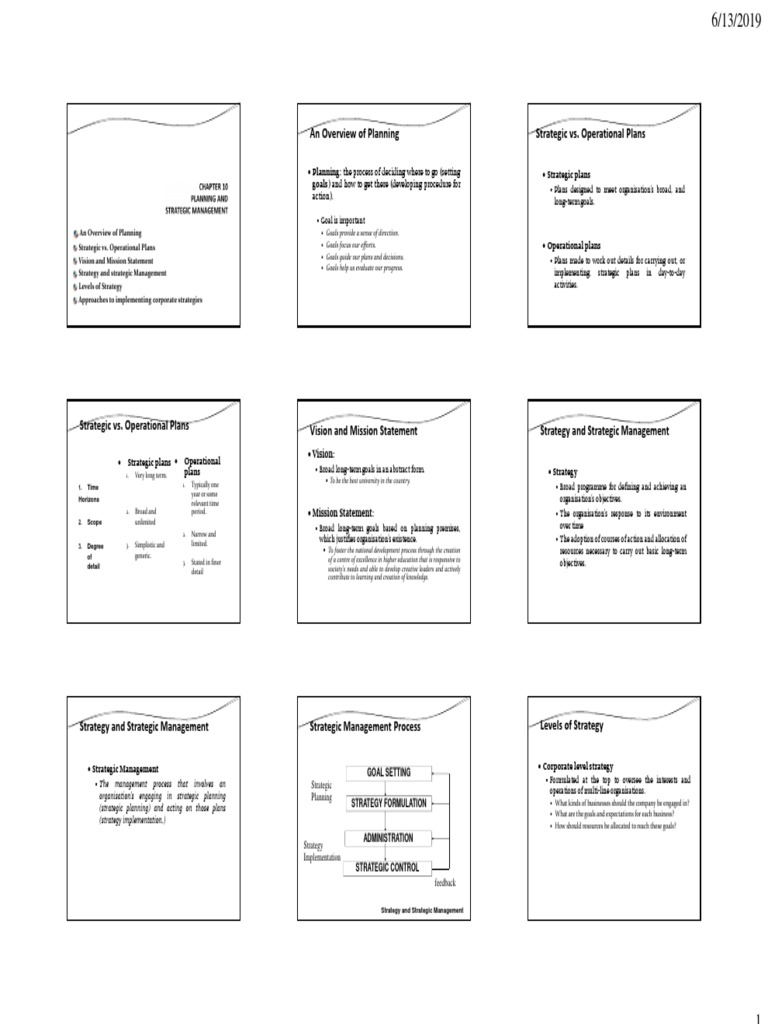 CHAPTER 10 (Compatibility Mode) | PDF | Strategic Management ...