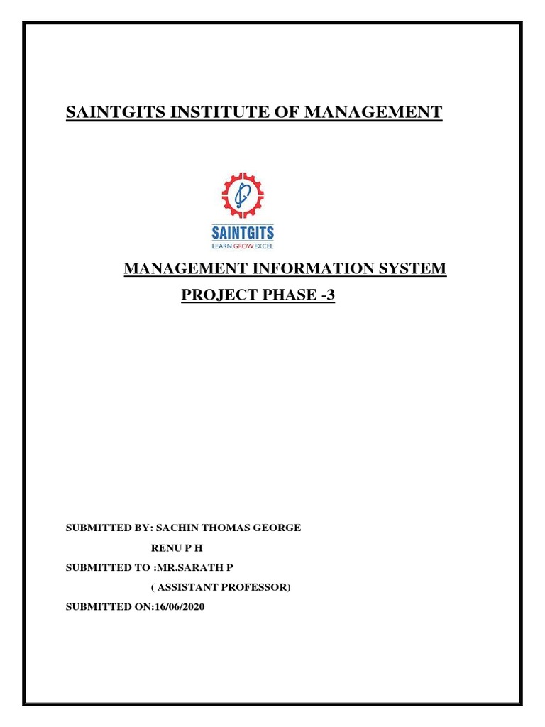 Mis Project Phase3 | Download Free PDF | Computer Security | Security