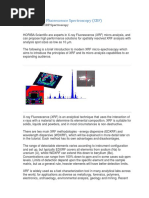 Principle of XRF Analysis | PDF | Spectroscopy | Energy Dispersive X ...