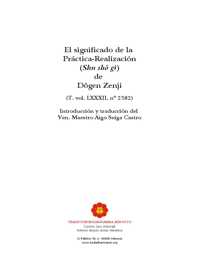 Shushogi | PDF | zen | Gautama Buddha