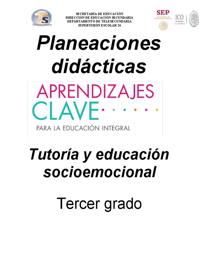 3° Planeaciones Socioemocional | PDF | Las emociones | Aprendizaje