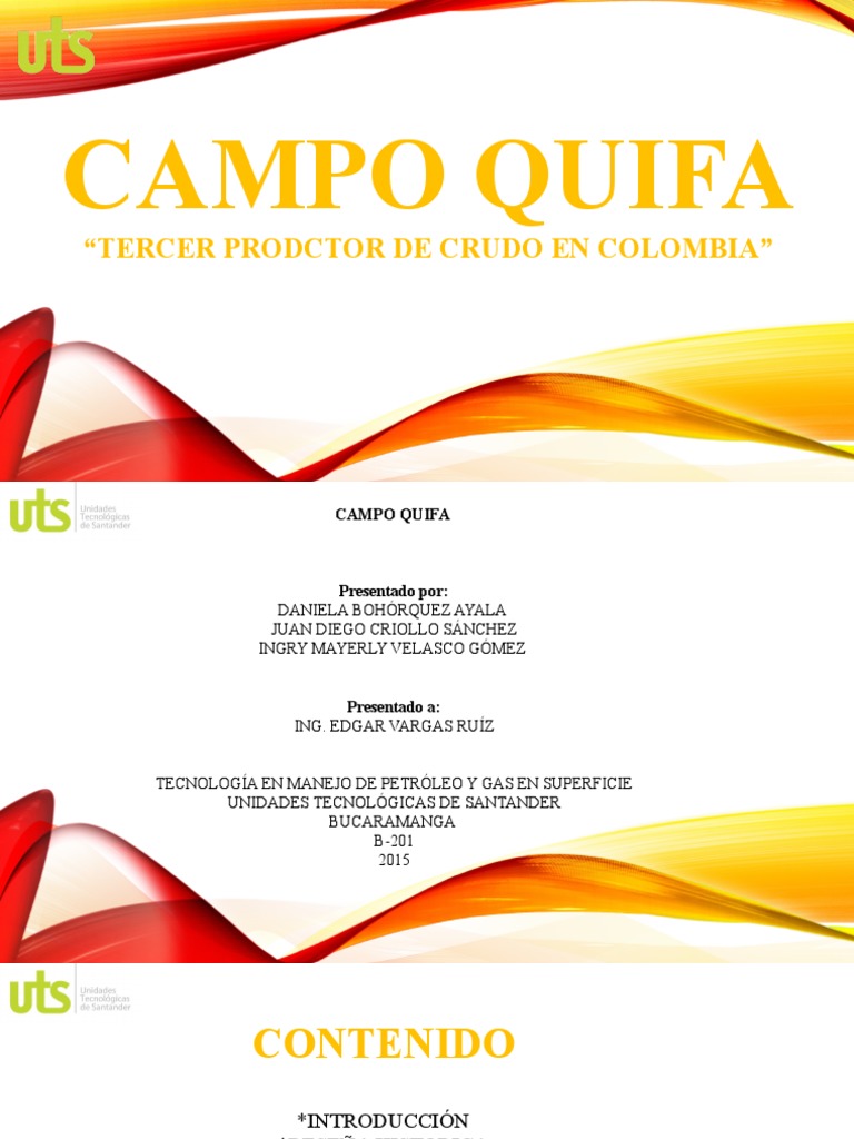 Campo Quifa | PDF | Petróleo | Hidrocarburos