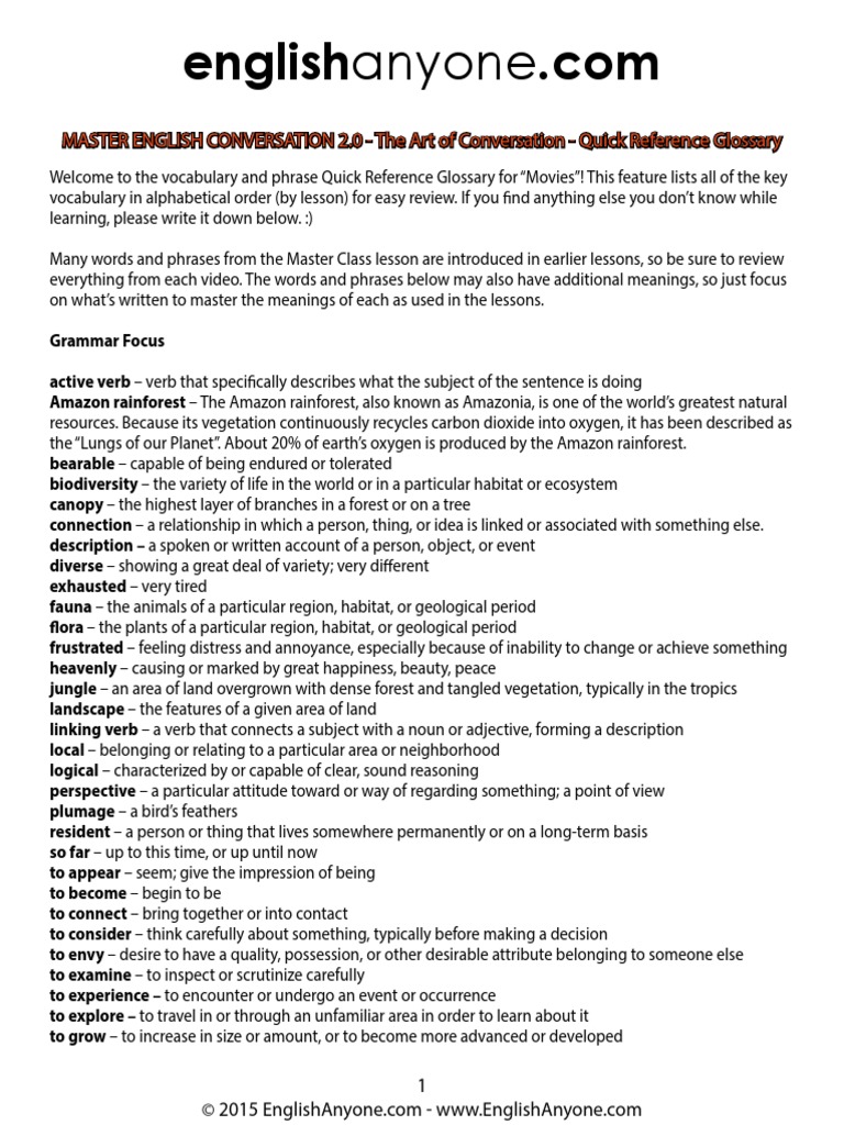 MASTER ENGLISH CONVERSATION 2.0 - The Art of Conversation - Quick ...