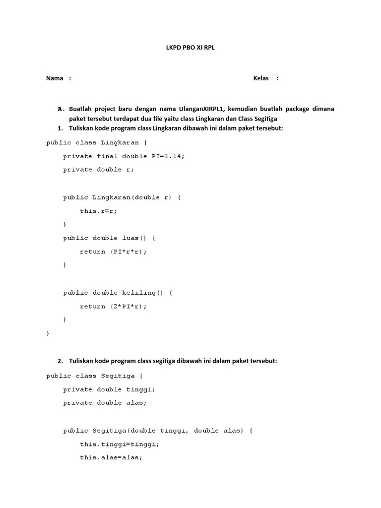 LKPD Pbo Xi RPL | PDF