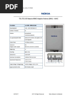 Nokia AZQJ 475244A AirScale RRH 8T8R n78 320W Tds | PDF | Lte ...