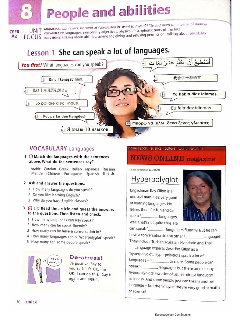 Unit 8 - Student's Book and Workbook | PDF