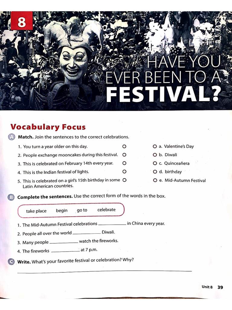 TIME ZONES 3 WorkBook Unit 8 PDF