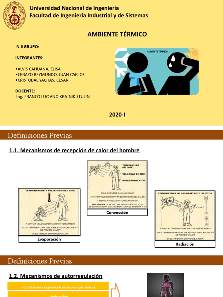 Ambiente Térmico | PDF | Temperatura | Termorregulación