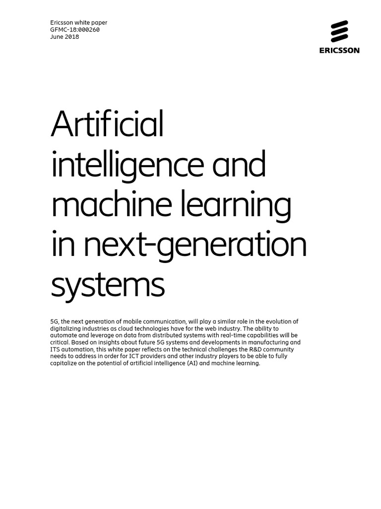 AI and ML in Next-Gen 5G Systems | PDF | Artificial Intelligence ...
