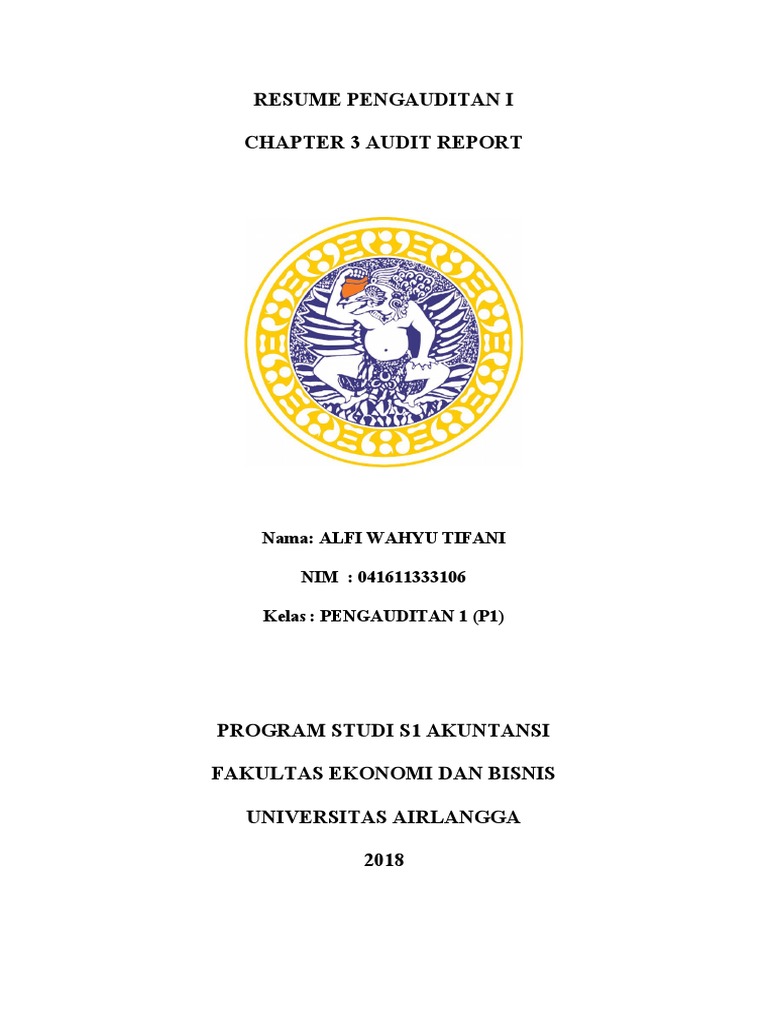 Audit 1 Resume CH 3 | PDF | Bisnis | Pengelolaan Keuangan & Uang