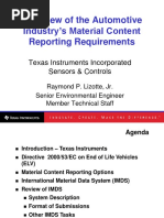 IMDS Training IMDS Training | PDF | Chemistry | Chemicals