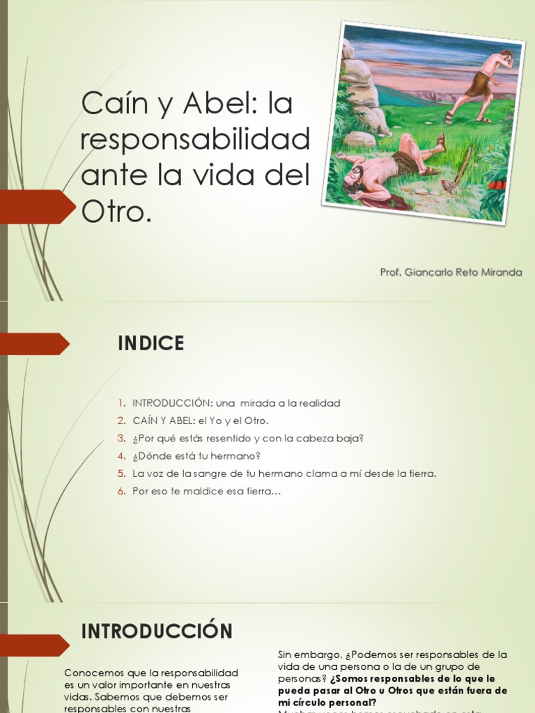 Caín y Abel PDF | PDF | Caín y Abel | Cristianismo