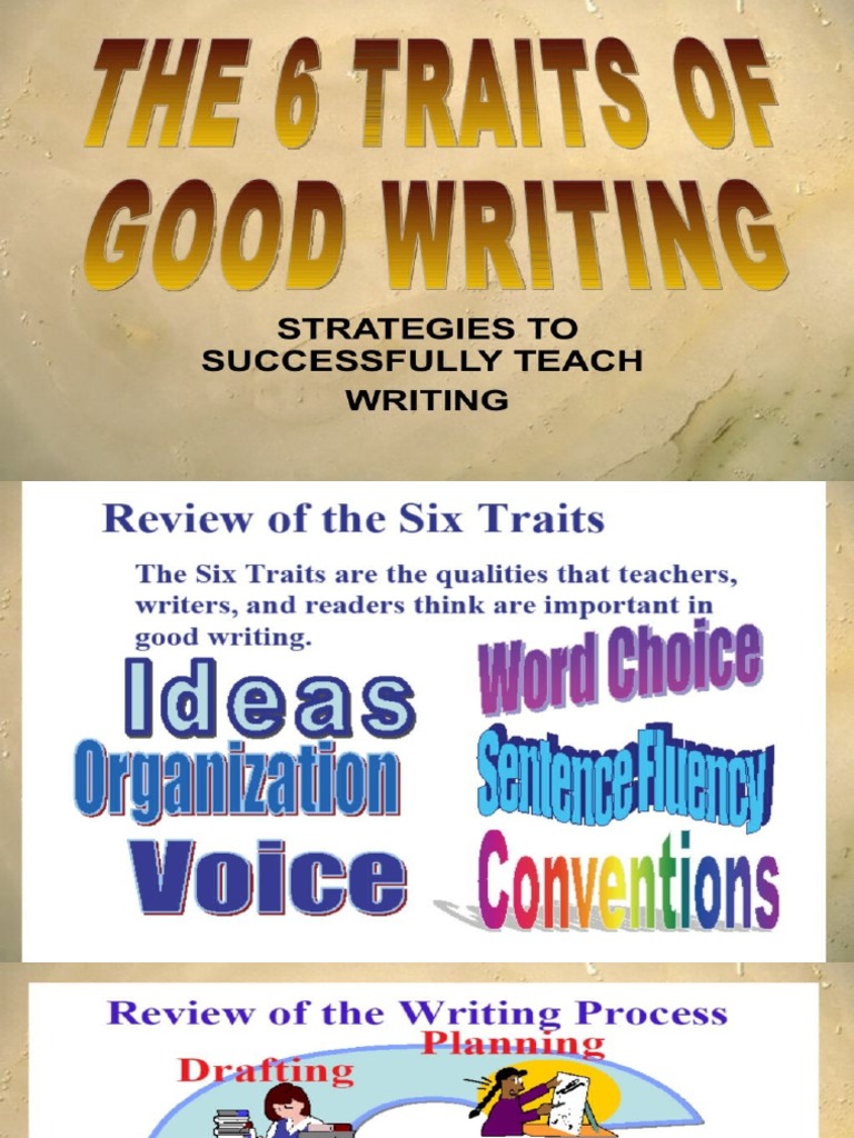 6 Traits of Good Writing | PDF