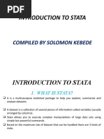 STATA Basics for Beginners | PDF | Video | Data