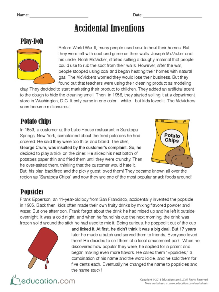 Invention Task - Grade 5&6 PDF | PDF