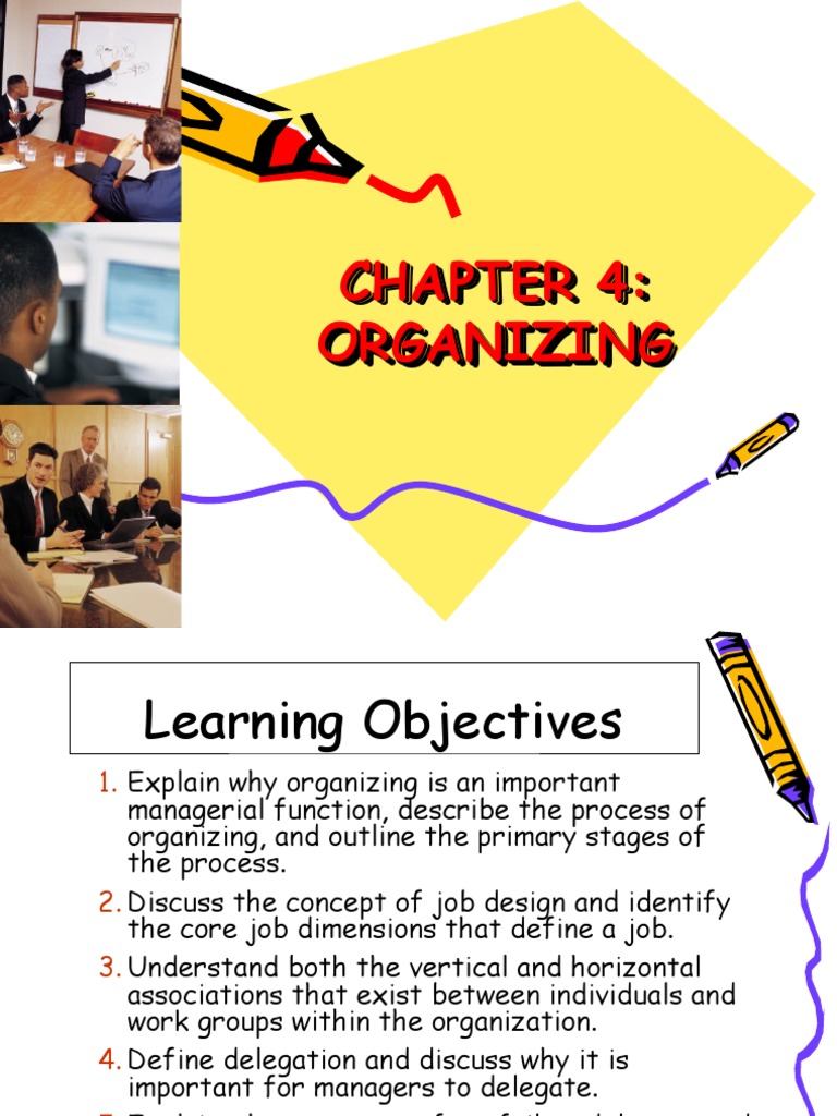 Chapter 4 Organizing | PDF | Organizational Structure | Business