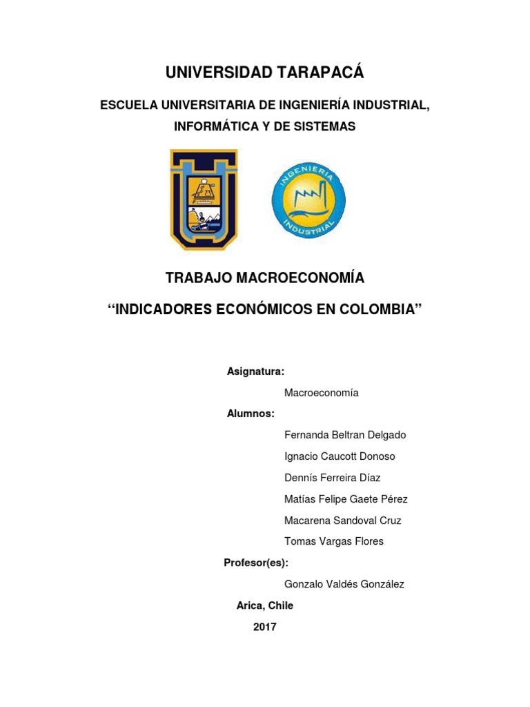 Informe Final Macro Colombia PDF | PDF | Tipo de cambio | Índice de ...
