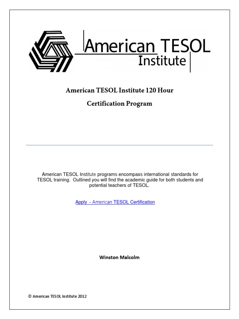 Tesol International | PDF | English As A Second Or Foreign Language ...