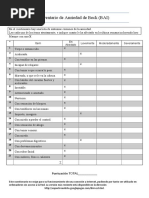 Ficha Técnica Del BDI-II | PDF | Depresión (estado de ánimo) | Ansiedad