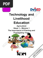 Tle Agri Grade 6 Module 1 | PDF | Trees | Wood