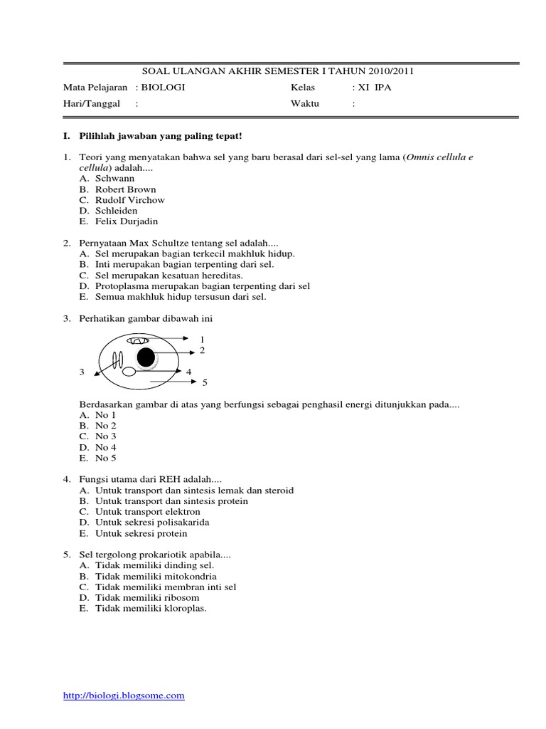 Soal UAS XI PDF | PDF