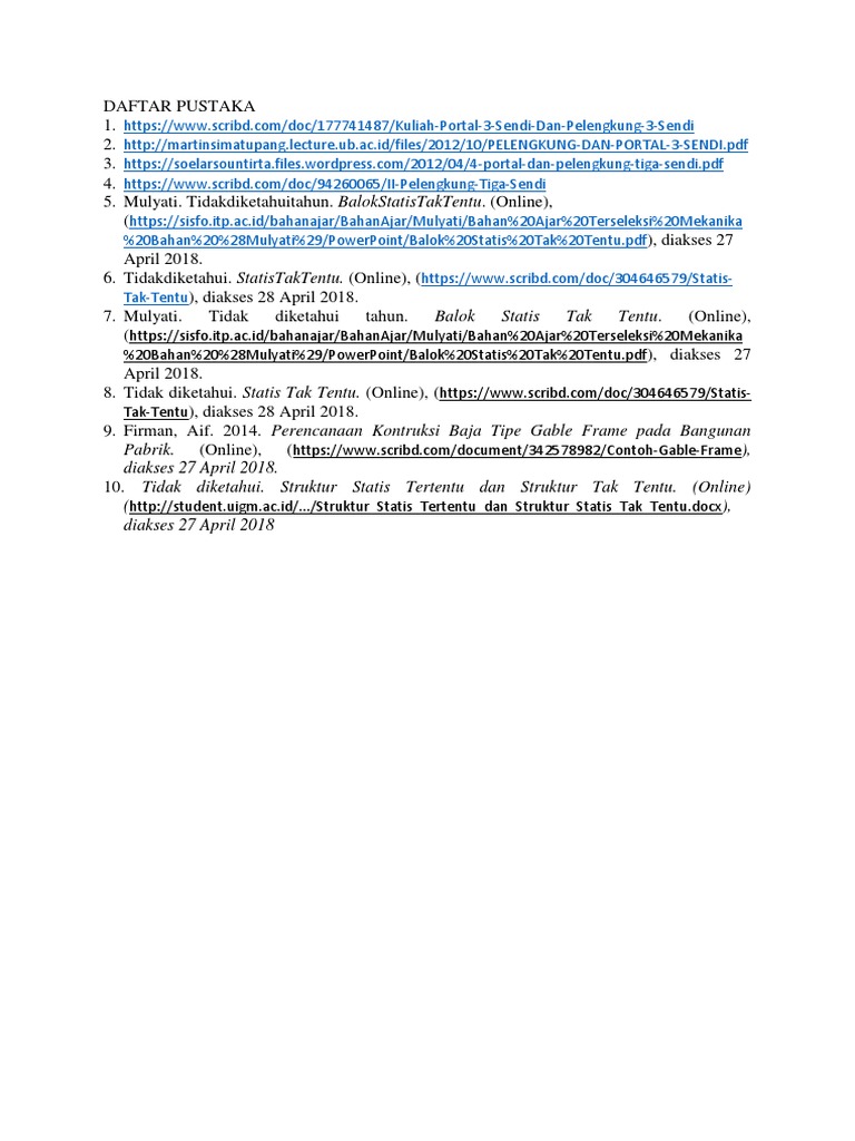 Daftar Pustaka PDF | PDF