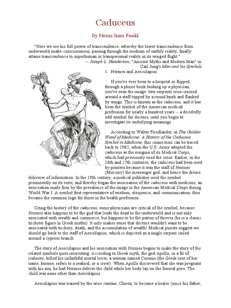 Caduceus | PDF | Serpent (Symbolism) | Kundalini