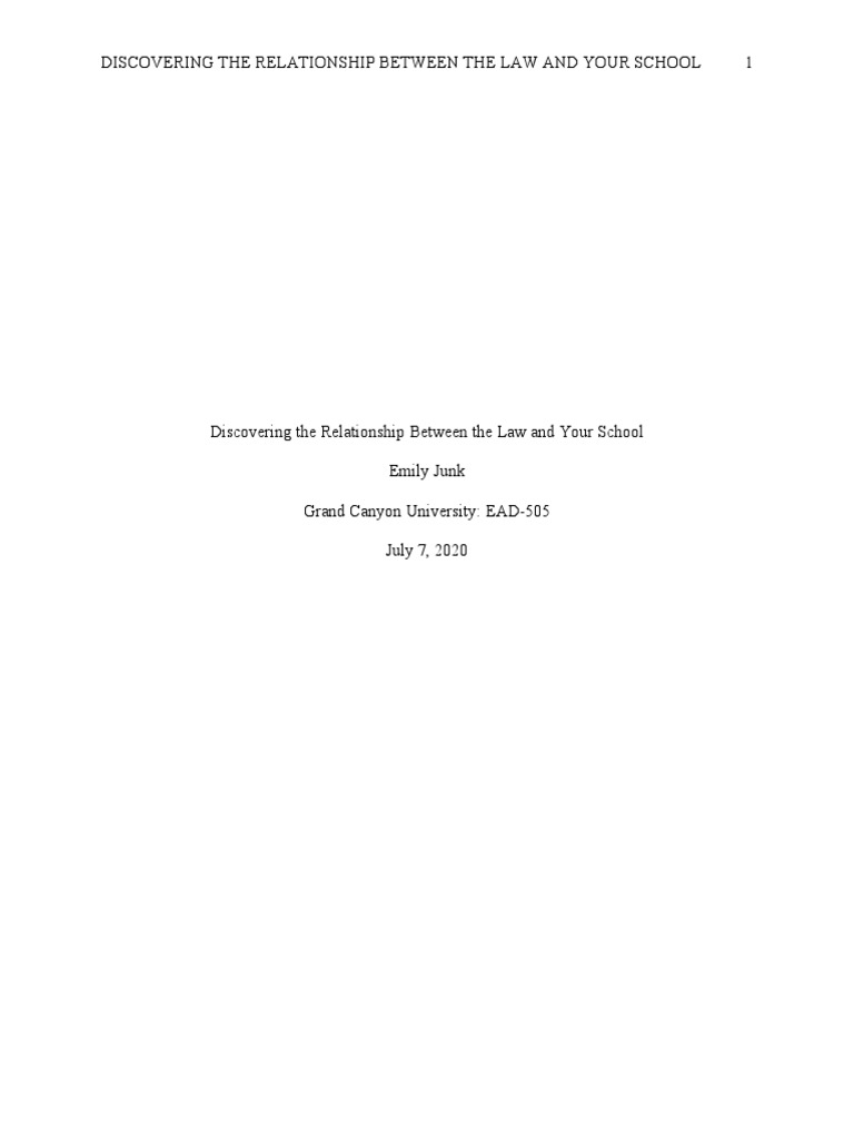 Discovering The Relationship e Junk | PDF | Teachers | Behavior ...