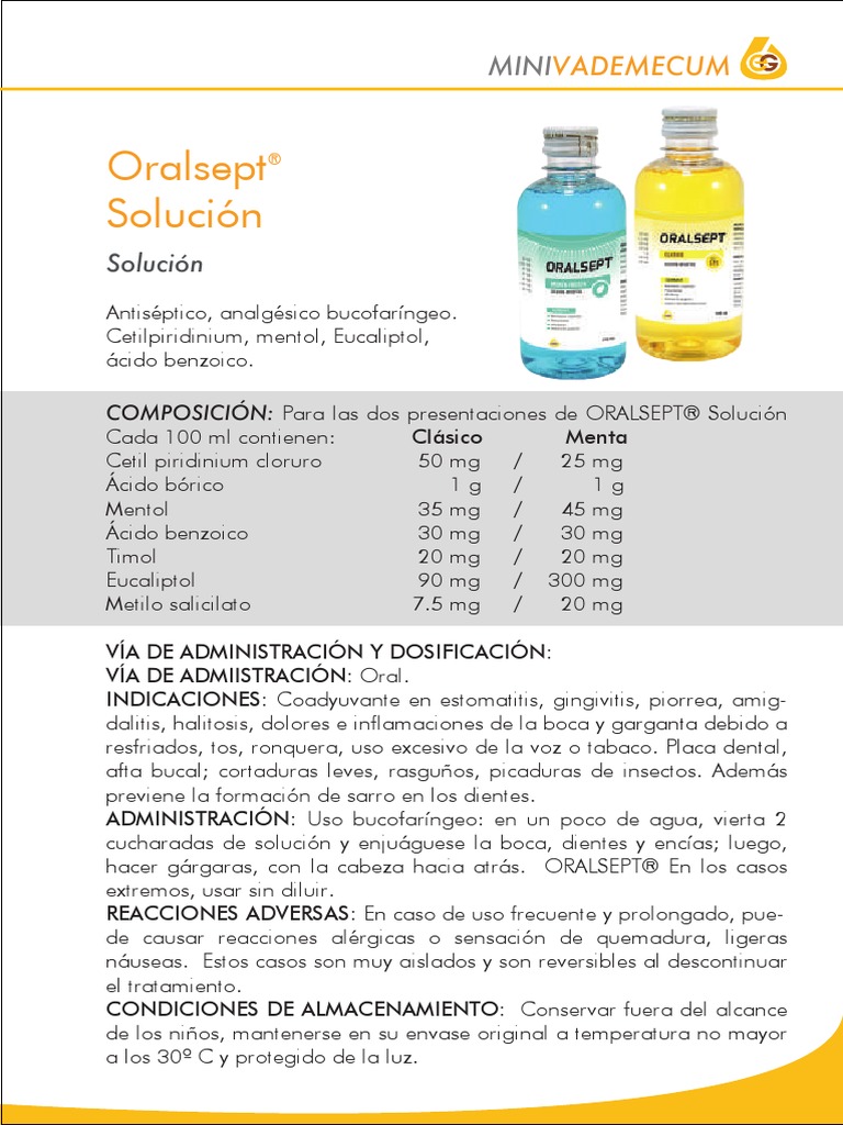 Oralsept Solucion | PDF