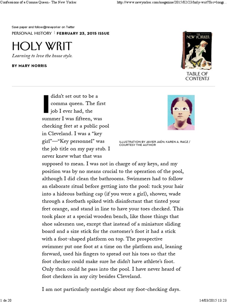 Confessions of A Comma Queen | PDF | Comma | Punctuation