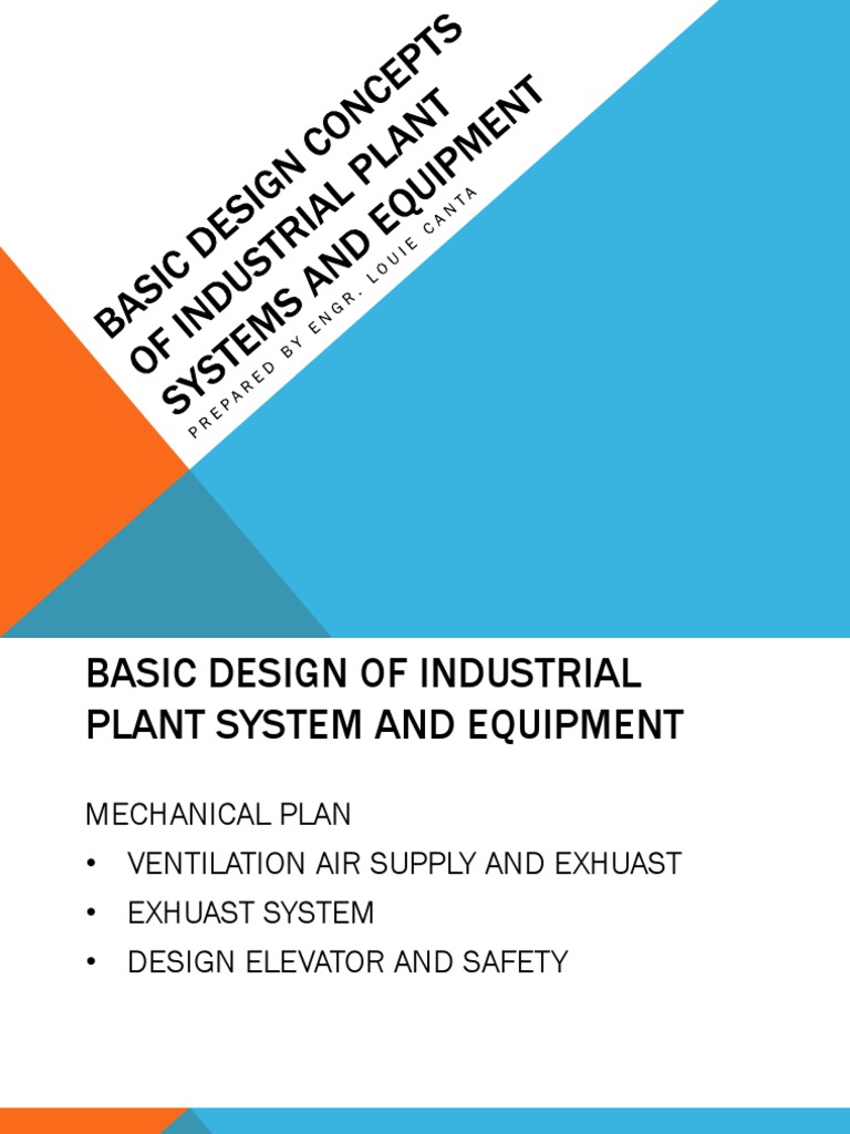 Basic Design of Industrial Plant | PDF | Ventilation (Architecture ...