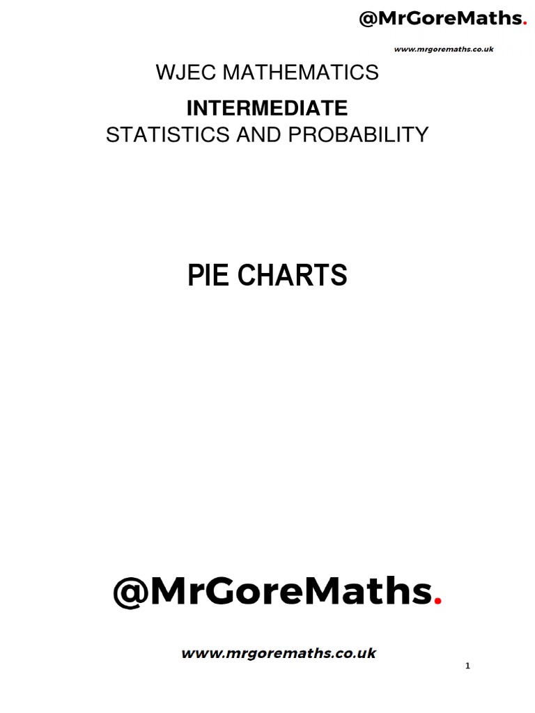 Pie Charts Wjec Mathematics Download Free Pdf Pie Chart Teaching