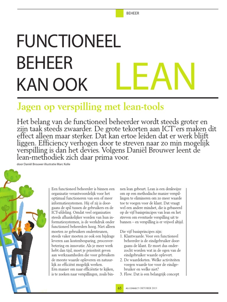 Functioneel Beheer Kan Ook Lean | PDF