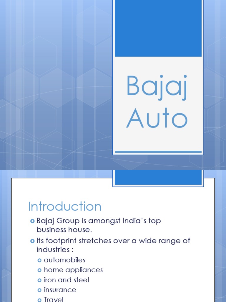 An in-depth analysis of Bajaj Auto Limited: exploring its history ...