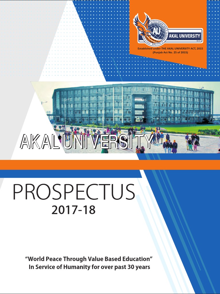 Akal University Akal University | PDF | University And College ...