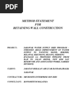 Method Statement On Grouted Riprap | PDF | Quality Assurance | Civil ...