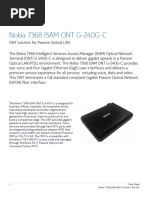Nokia ONT XS-2426X-A DS | PDF | Wi Fi | Ieee 802.11
