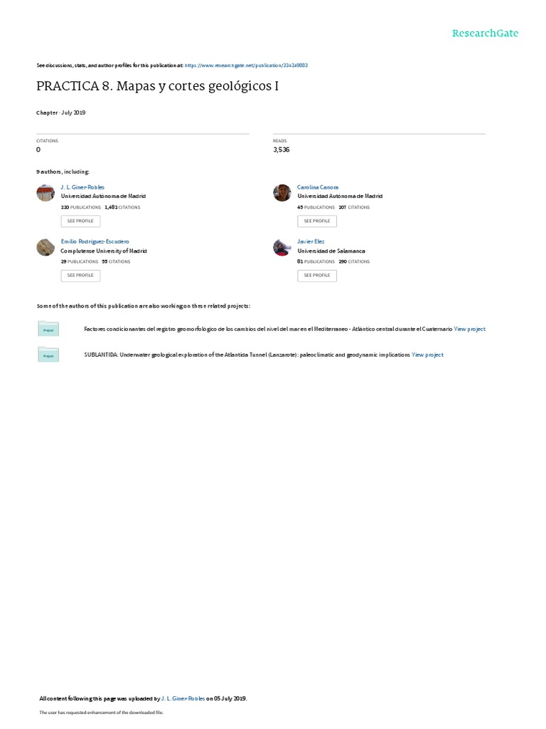 Practica8 PDF | PDF | Mapa | Falla (geología)
