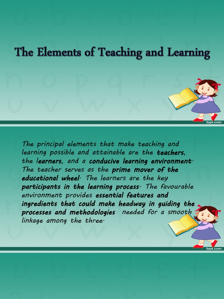 Elements of Teaching | PDF | Teaching Method | Learning