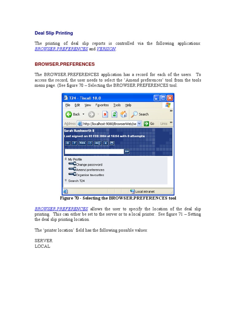 Deal Slip Printing | PDF | Java Script | Web Server