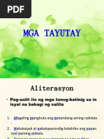 Mga Uri NG Tayutay | PDF